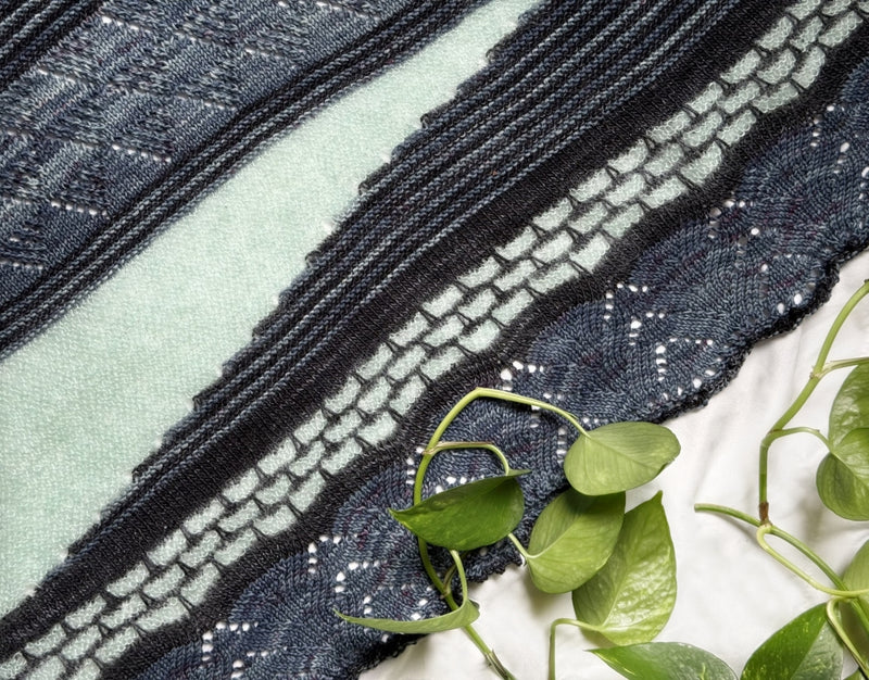 Bain de Soleil Shawl | Knitting Kit – Biscotte Yarns