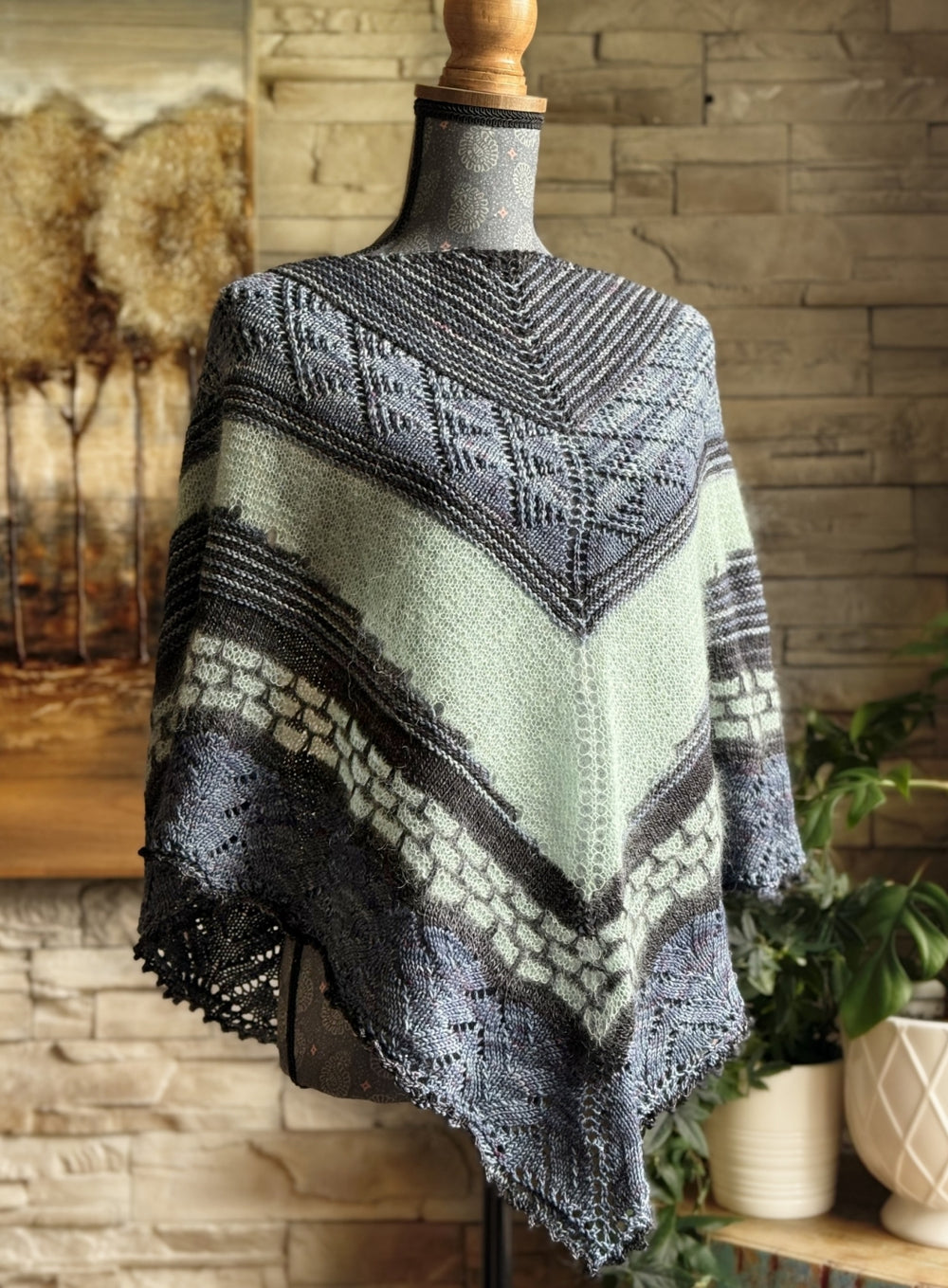 Bain de Soleil Shawl | Knitting Kit – Biscotte Yarns