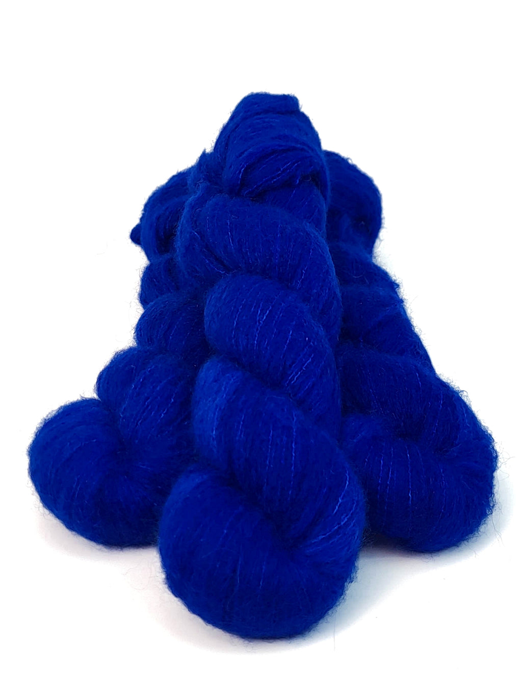 Brushed cashmere yarn hand-dyed DOLCE KLEIN – Biscotte Yarns