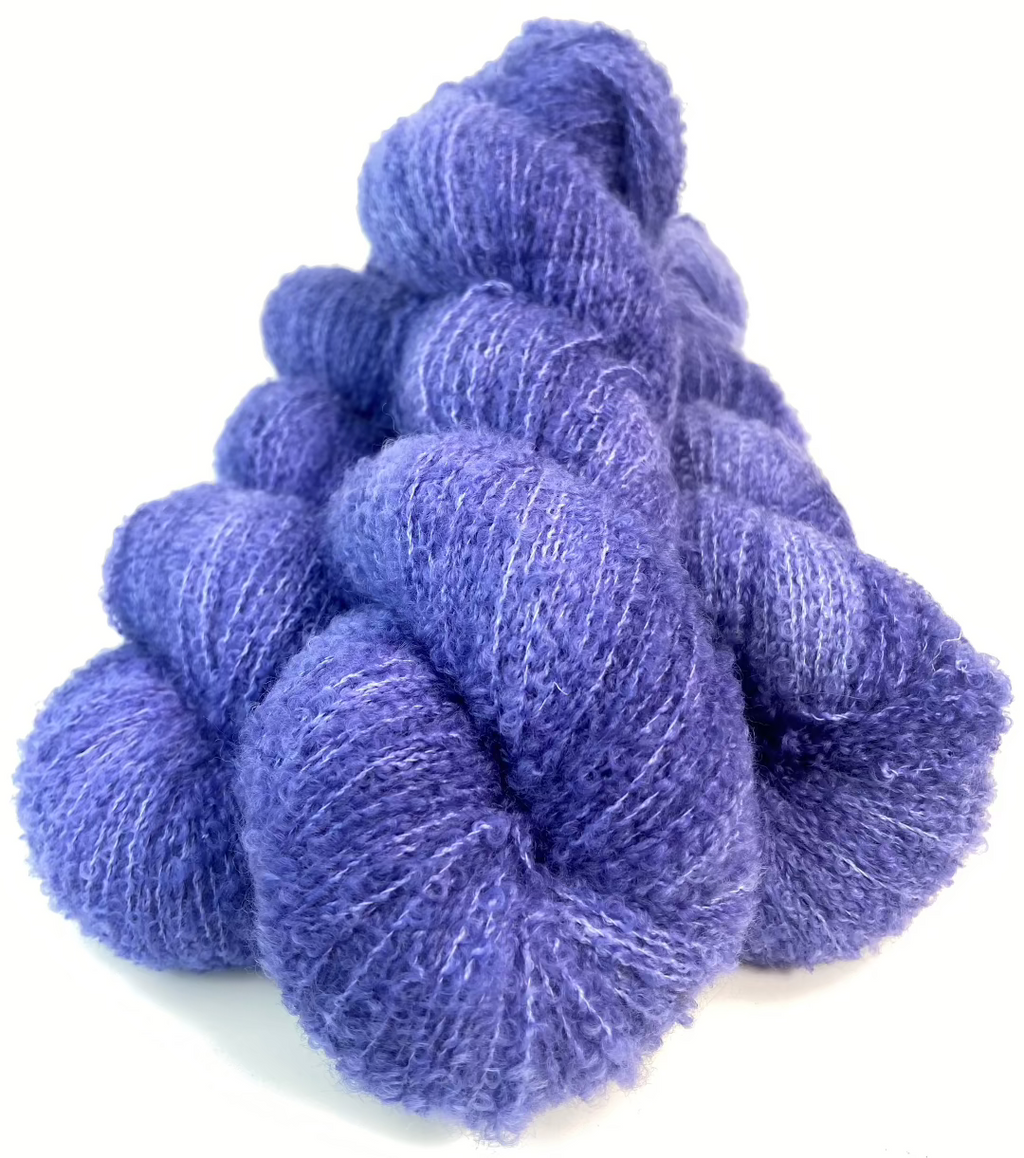 hand-dyed boucle yarn PETITE BOUCLEE WATERHOUSE – Biscotte Yarns