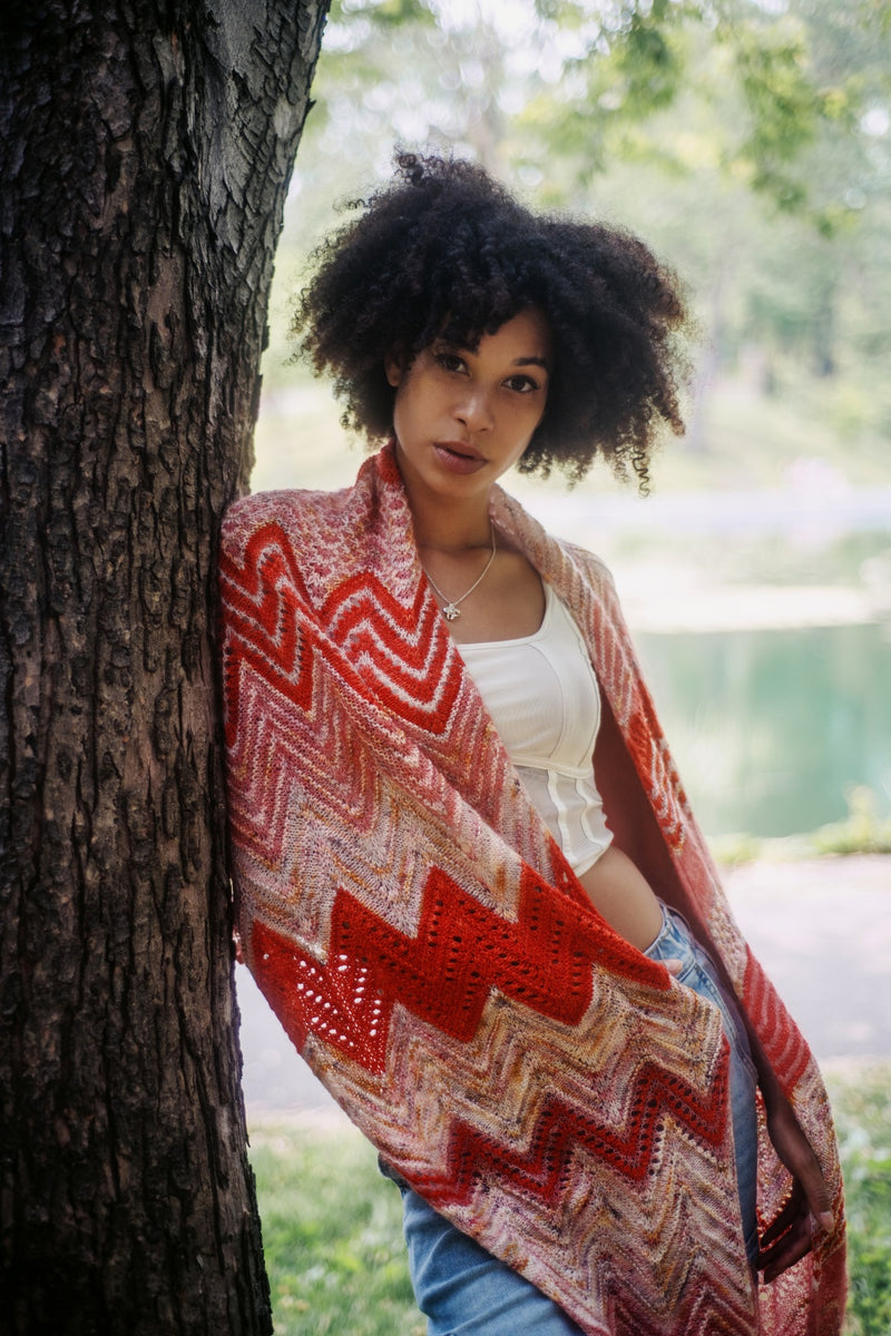 Zigging the Zag Shawl | Free Knitting Pattern and Optional Kits ...
