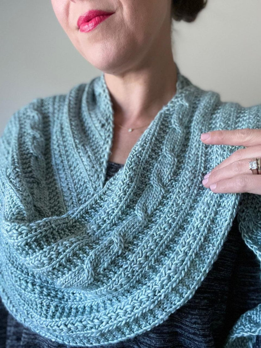 Nouvelle Twist | Shawl Pattern – Biscotte Yarns